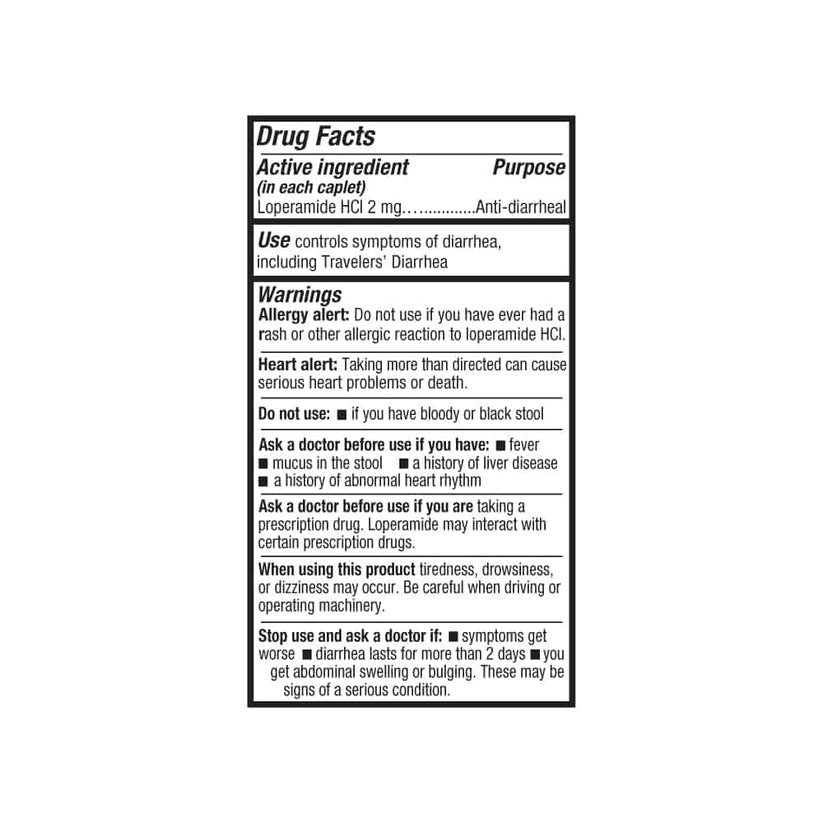 Anti-Diarrheal 2MG 200 Caplets -Exp-04/2025 – Anti-Diarrheal-LL